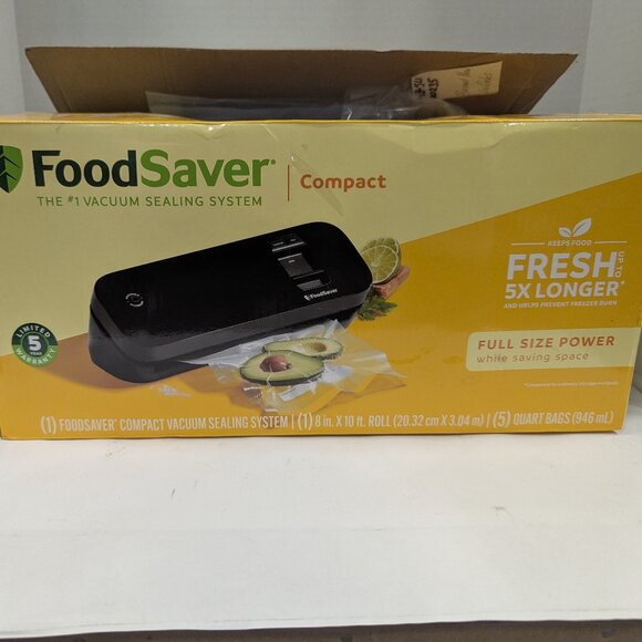 Foodsave | Kitchen | Foodsaver Space Saving Food Vacuum Sealer Black | Poshmark